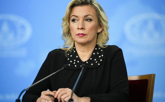 File Russian Foreign Ministry Spokeswoman Maria Zakharova Attends