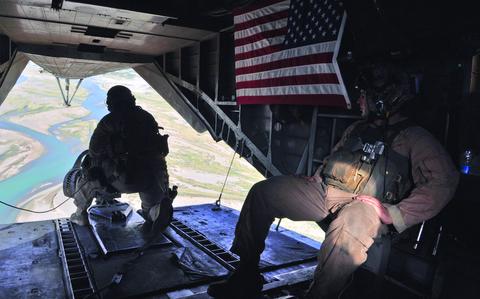 Flying over Sangin, 2013 | Stars and Stripes